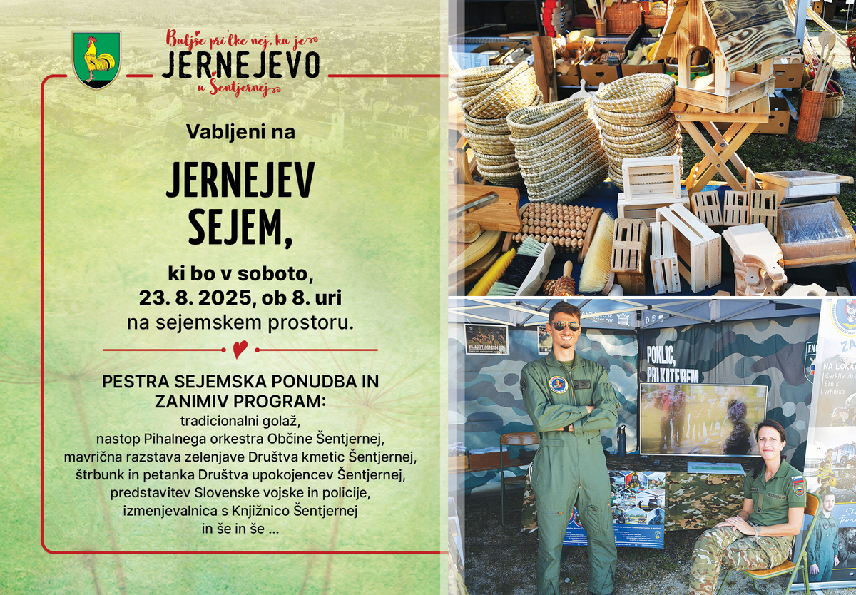 JERNEJEVO 2025 / Jernejev sejem - sentjernej.si