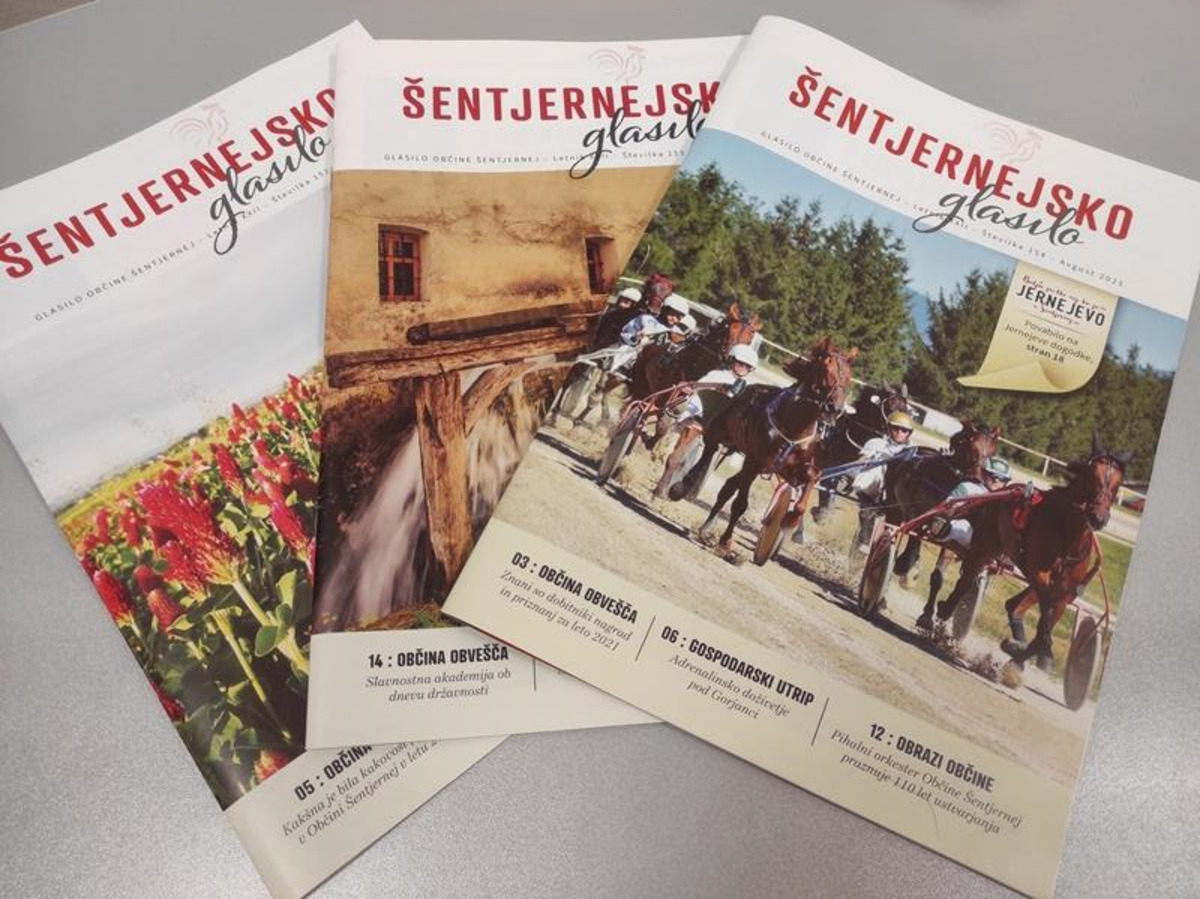 VABLJENI K POŠILJANJU PRISPEVKOV ZA ŠENTJERNEJSKO GLASILO - sentjernej.si