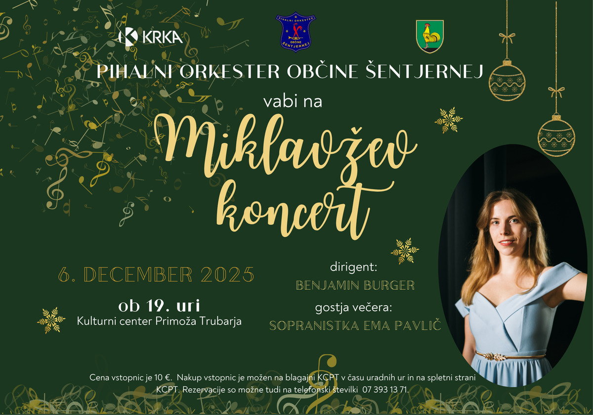 Pihalni orkester Občine Šentjernej: MIKLAVŽEV KONCERT - sentjernej.si